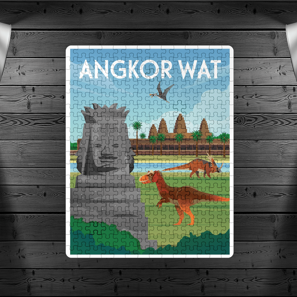 Angkor Wat Dinosaur puzzle – Jurassic Studio