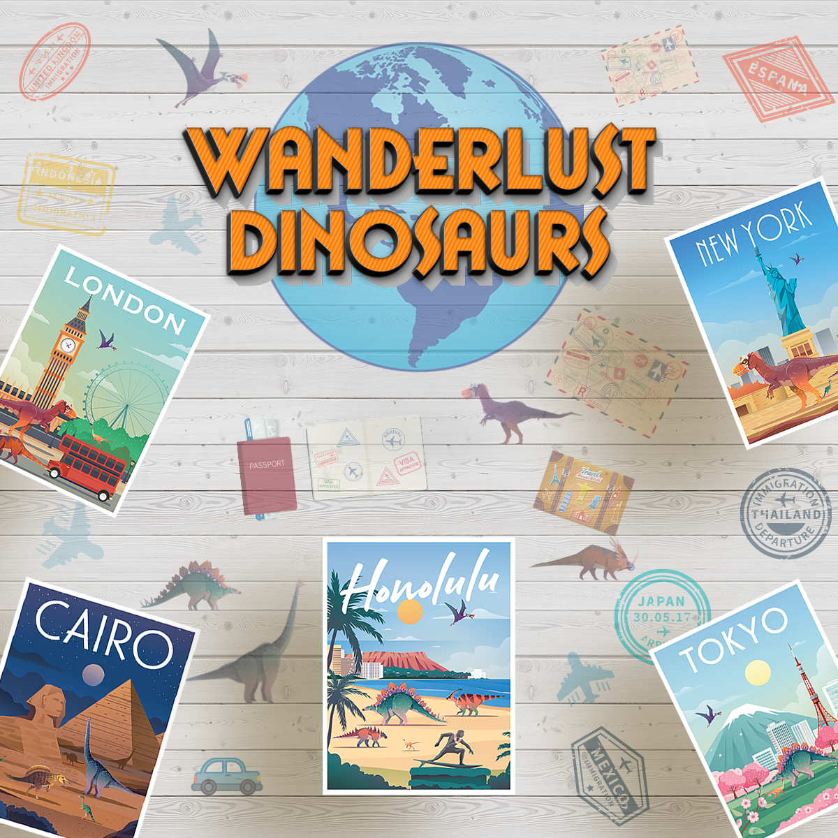 How Wanderlust Dinosaurs Can Inspire Kids to Travel Around the World ...