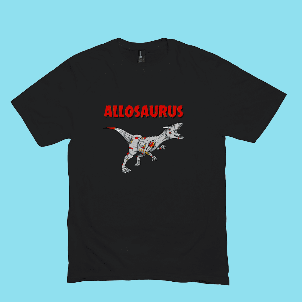 Men Robot Allosaurus T-Shirt Jurassic Studio